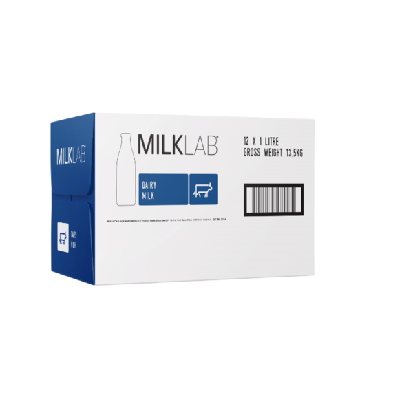MilkLab Full Cream Milk UHT 1L (box of 12) | Mansfield Dairy