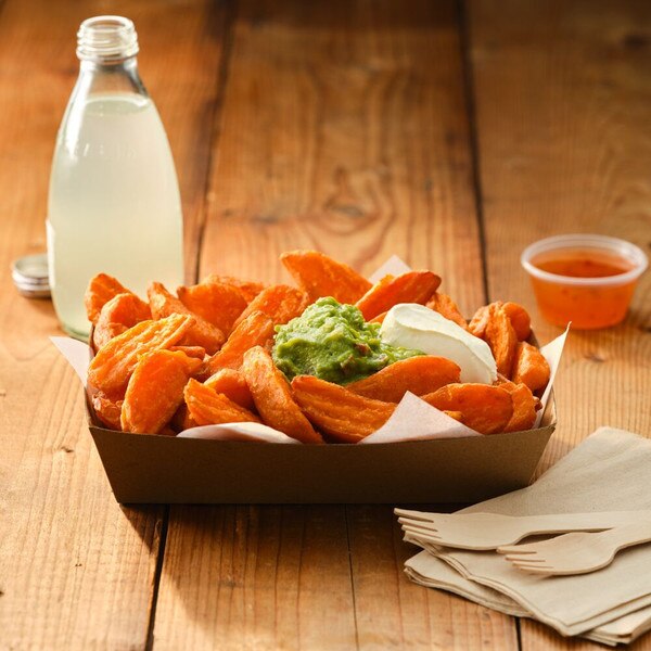 Edgell Sweet Potato Wedges - Crinkle 6.9kg - (box) | Mansfield Dairy